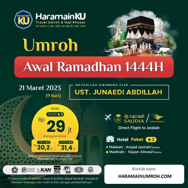 Paket & Biaya Umroh Murah 2022 HaramainKu