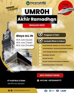 Paket Umroh Ramadhan 2025. [Free Perlengkapan, Sahur & Ifthar]